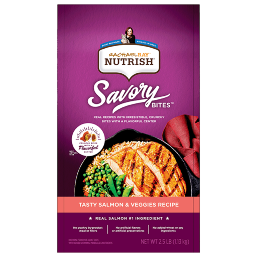 Nutrish® Savory Bites Tasty Salmon & Veggies Dry Cat Food